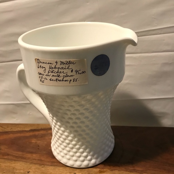 duncan miller | Dining | Rare Duncan Miller Milk Glass 64 Oz Pitcher ...